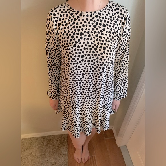 LOFT | Dresses | Loft Long Sleeve Peplum Hem Dress | Poshmark